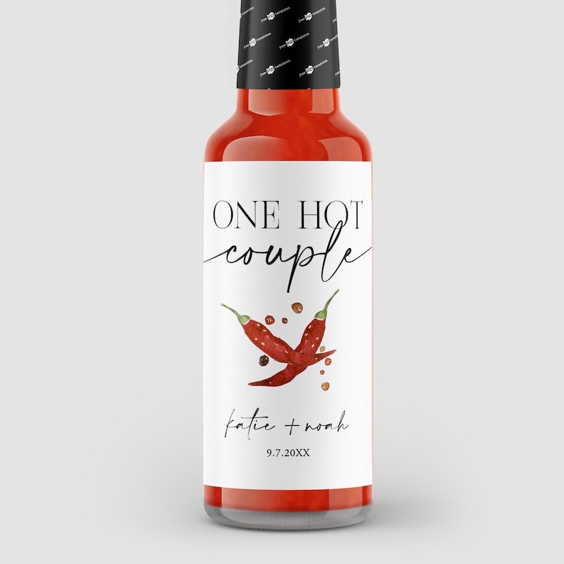 Hot Sauce Jar Label - Etsy
