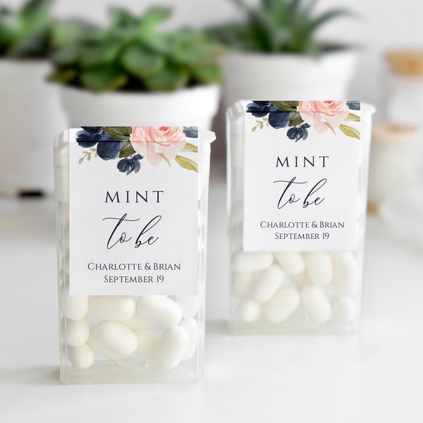 Tic Tac Label - Etsy
