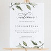 Bow Bridal Shower Welcome Sign Bow Welcome Board Template Editable ...