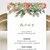 Bow Menu Template Ribbon Wedding Menu Card Black Bow Menu Slim Menu ...