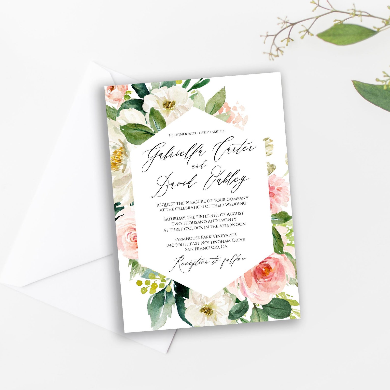 Wedding Invitation Template Wedding Invitation Only - Etsy