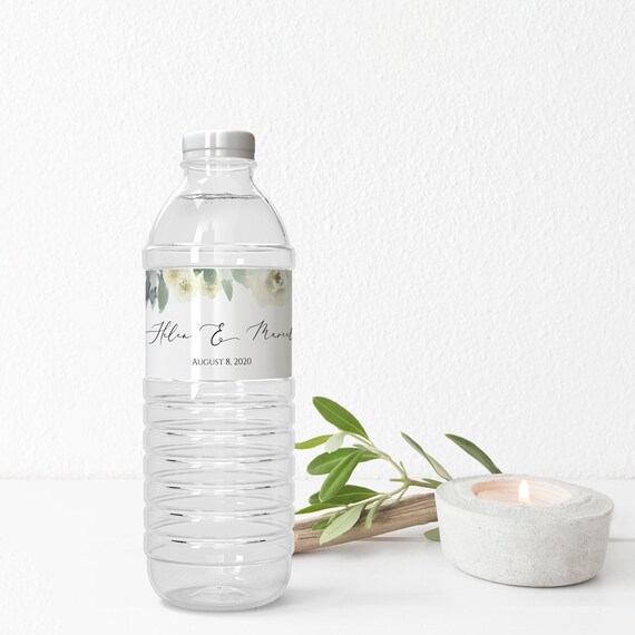 Succulent Water Bottle Labels Instant Download Personalized - Etsy