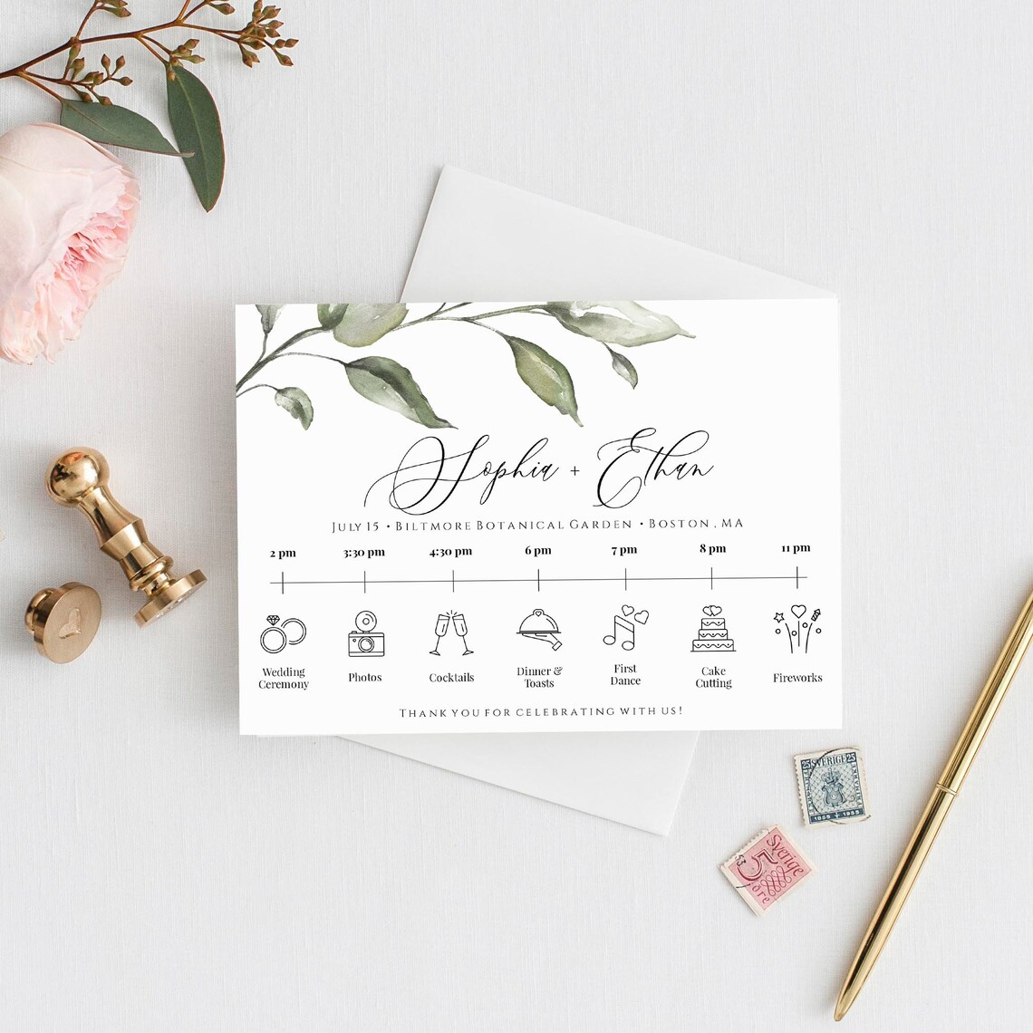 Editable Wedding Timeline Template Download Printable Wedding | Etsy