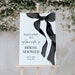 Bow Bridal Shower Welcome Sign Bow Welcome Board Template Editable ...
