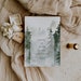 Forest Save the Date Template Pine Tree Save Our Date Card Editable ...