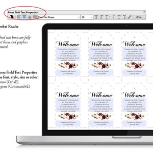 Wedding Welcome Tag, Printable Welcome Tag, Welcome Tag, Welcome Bag ...
