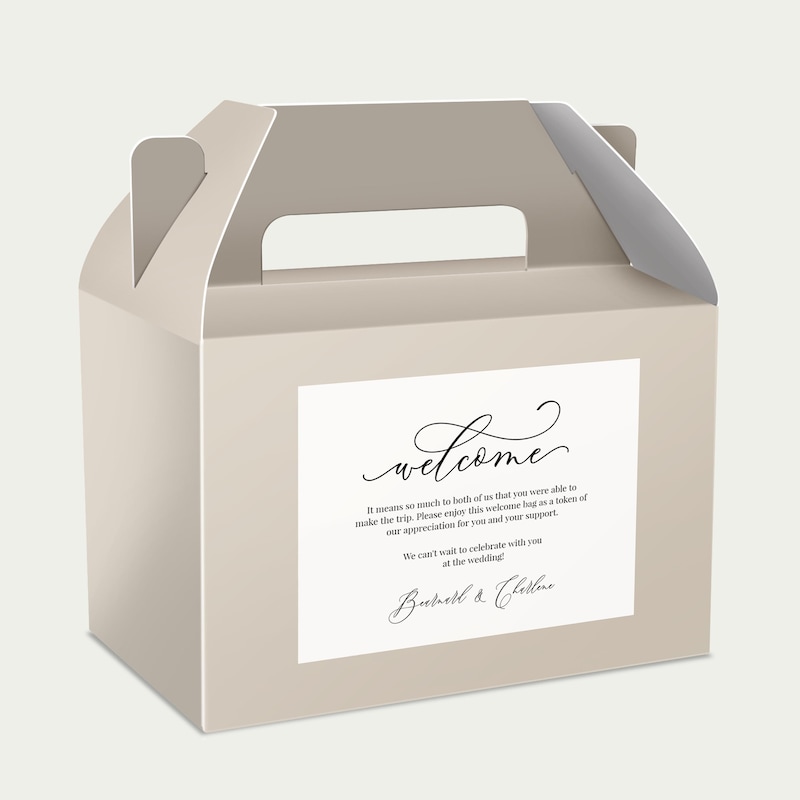 Wedding Welcome Box - Etsy