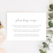 Editable Please Bring A Recipe Template, Instant Download, Bridal ...