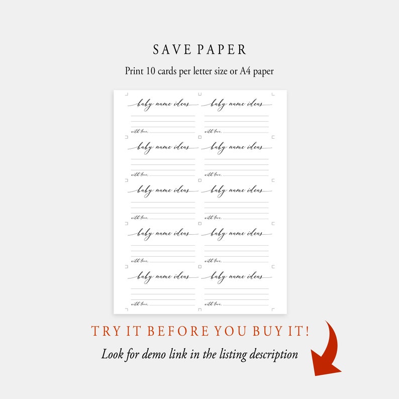 Modern Baby Name Ideas Sign and Tickets Minimalist Baby - Etsy