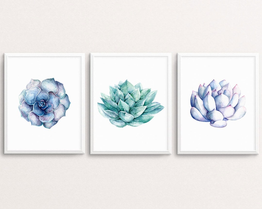 Succulent Prints, Succulent Print Set, Succulent Printable, Succulent ...