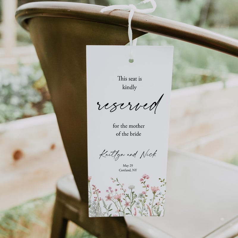 Memory Chair Flowers - Etsy