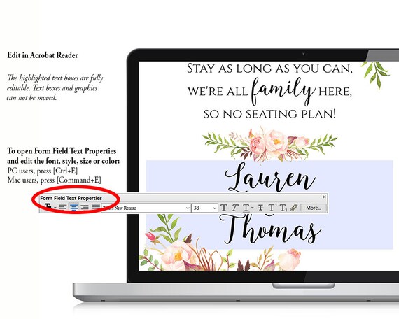 Come As You Are No Seating Plan Sign No Seating Plan | Etsy