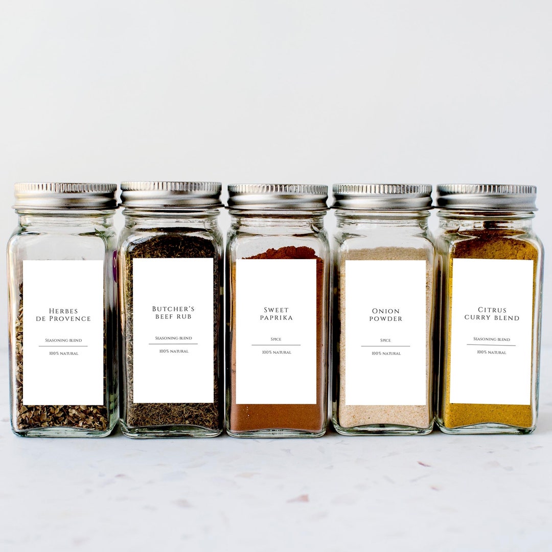 Modern Pantry Label Template, Printable Minimalist Pantry Labels ...