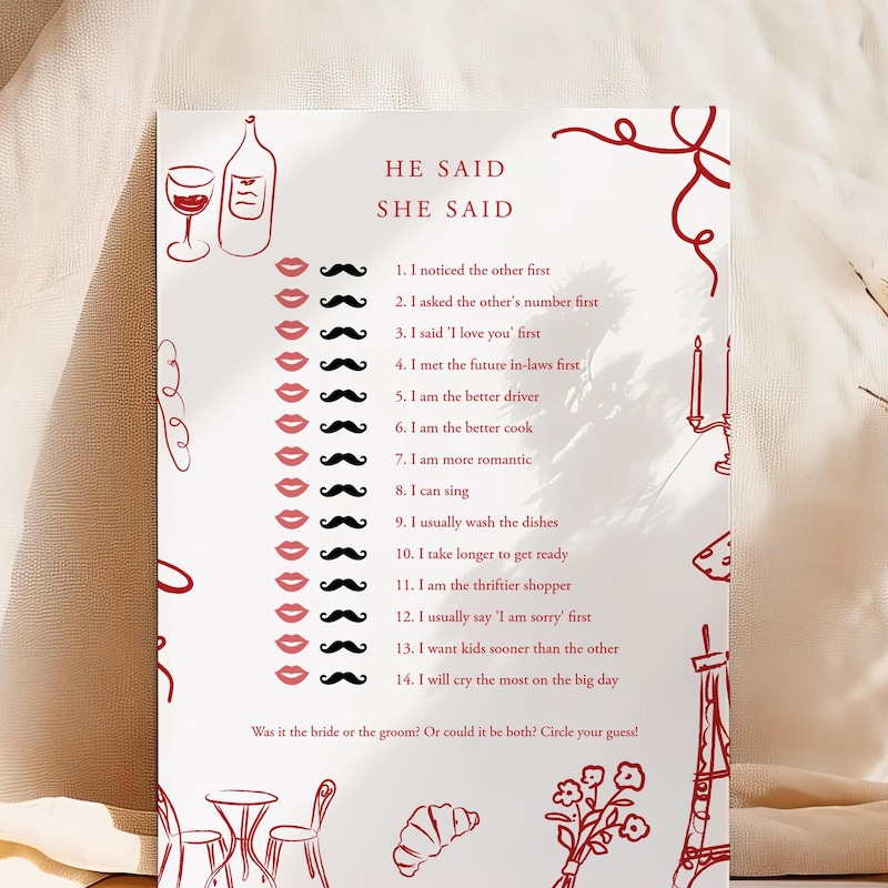 He Said She Said - Etsy