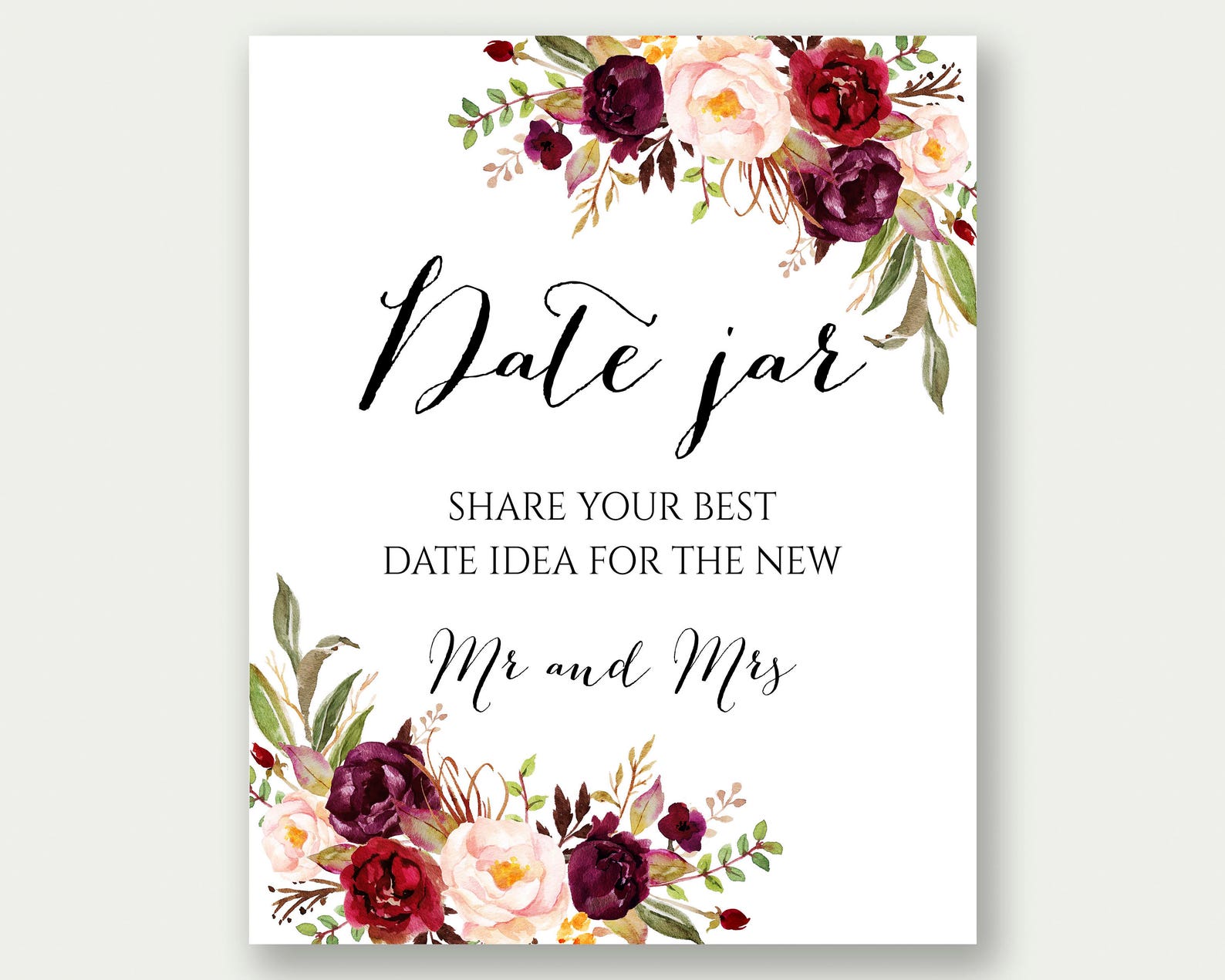 Date Jar Sign Date Night Jar Date Night Sign Date Night - Etsy
