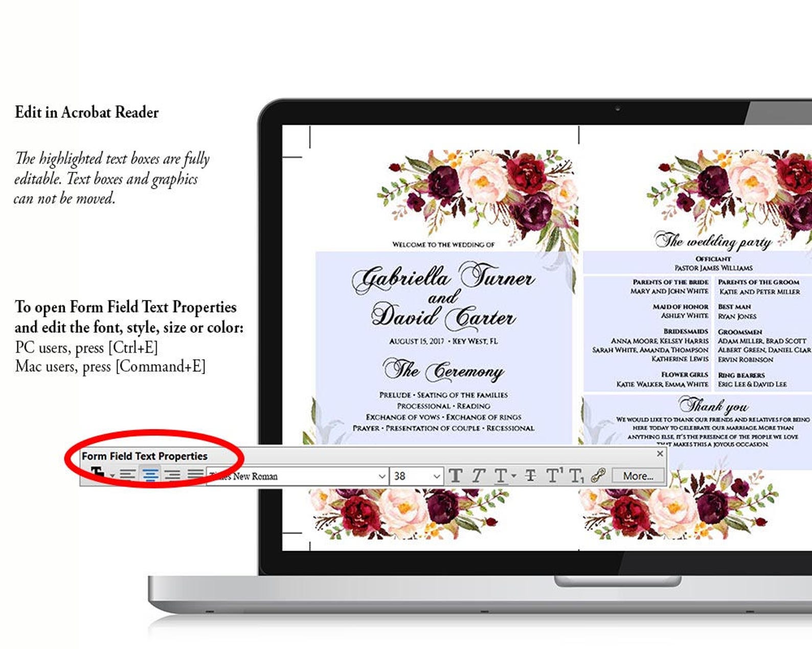 Fan Program Template Fan Wedding Program Ceremony Program - Etsy