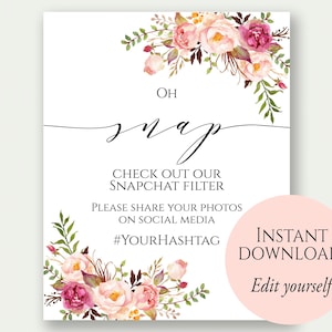 Oh Snap Snapchat Filter Sign Snapchat Sign Snapchat - Etsy