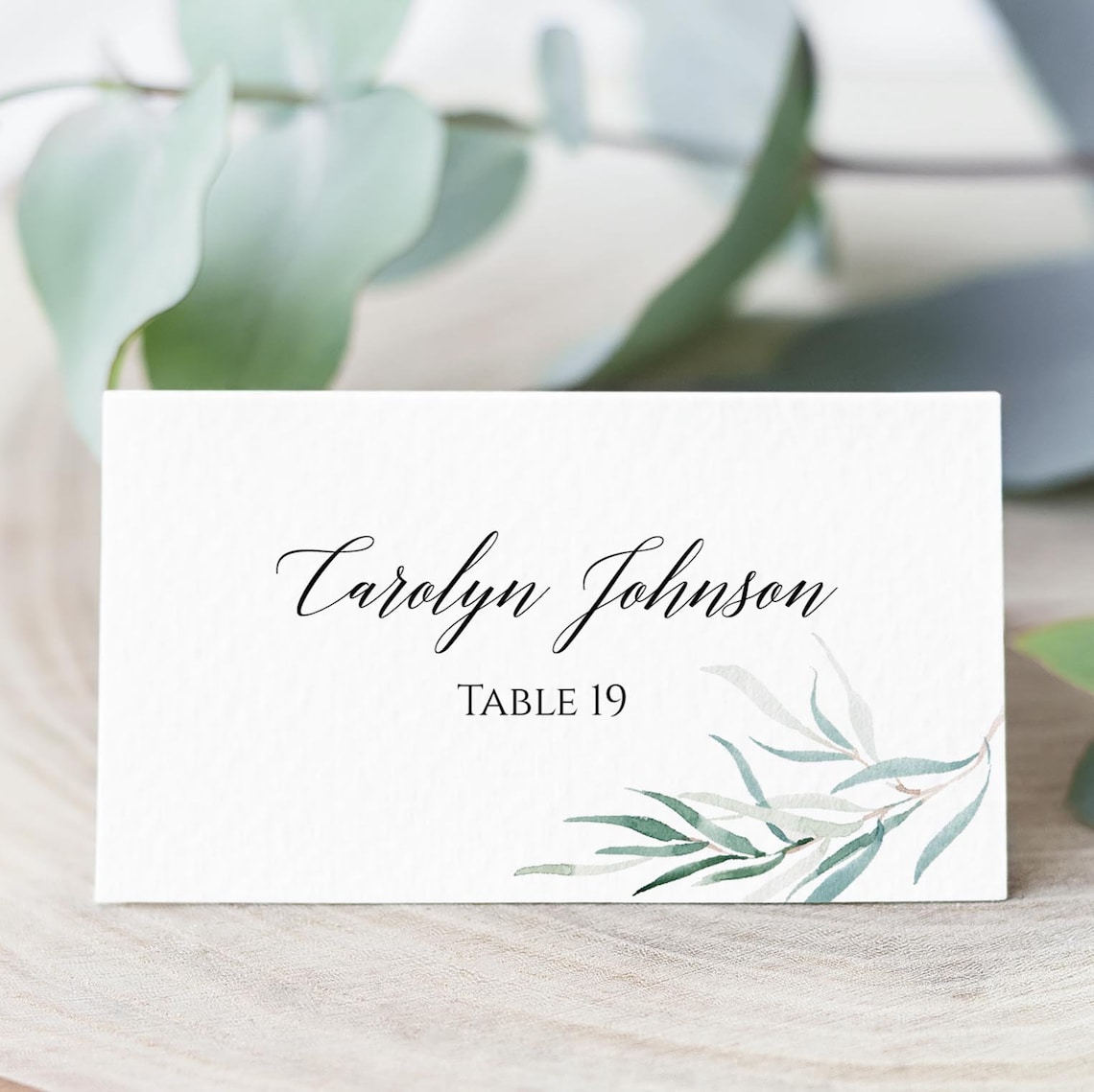 Place Cards Place Card Template Place Cards Wedding | Etsy
