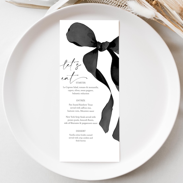 Menu - Etsy