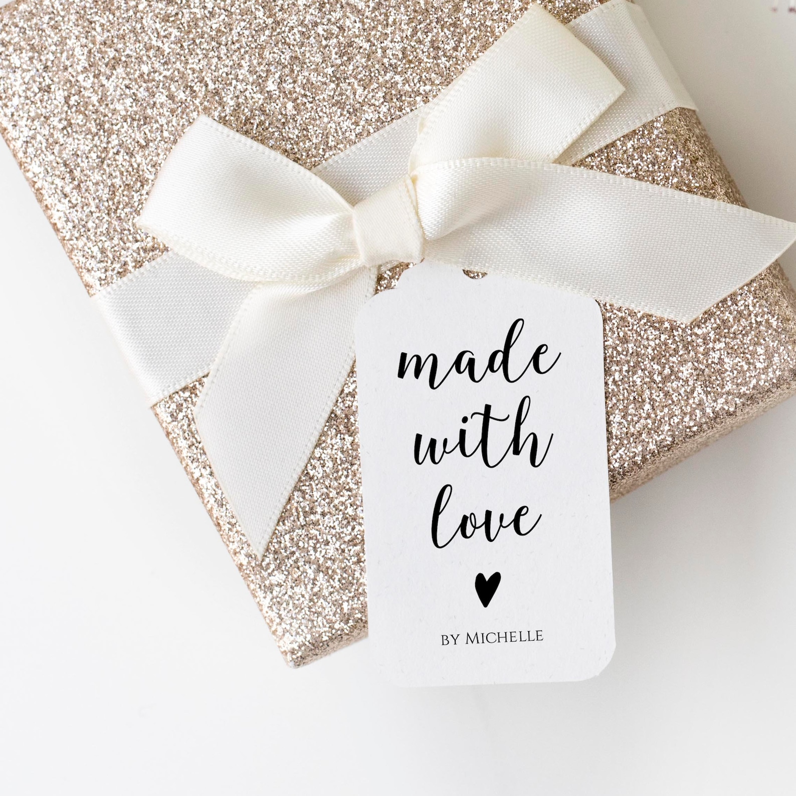 Rustic Made With Love Tag Template Editable Made With Love - Etsy