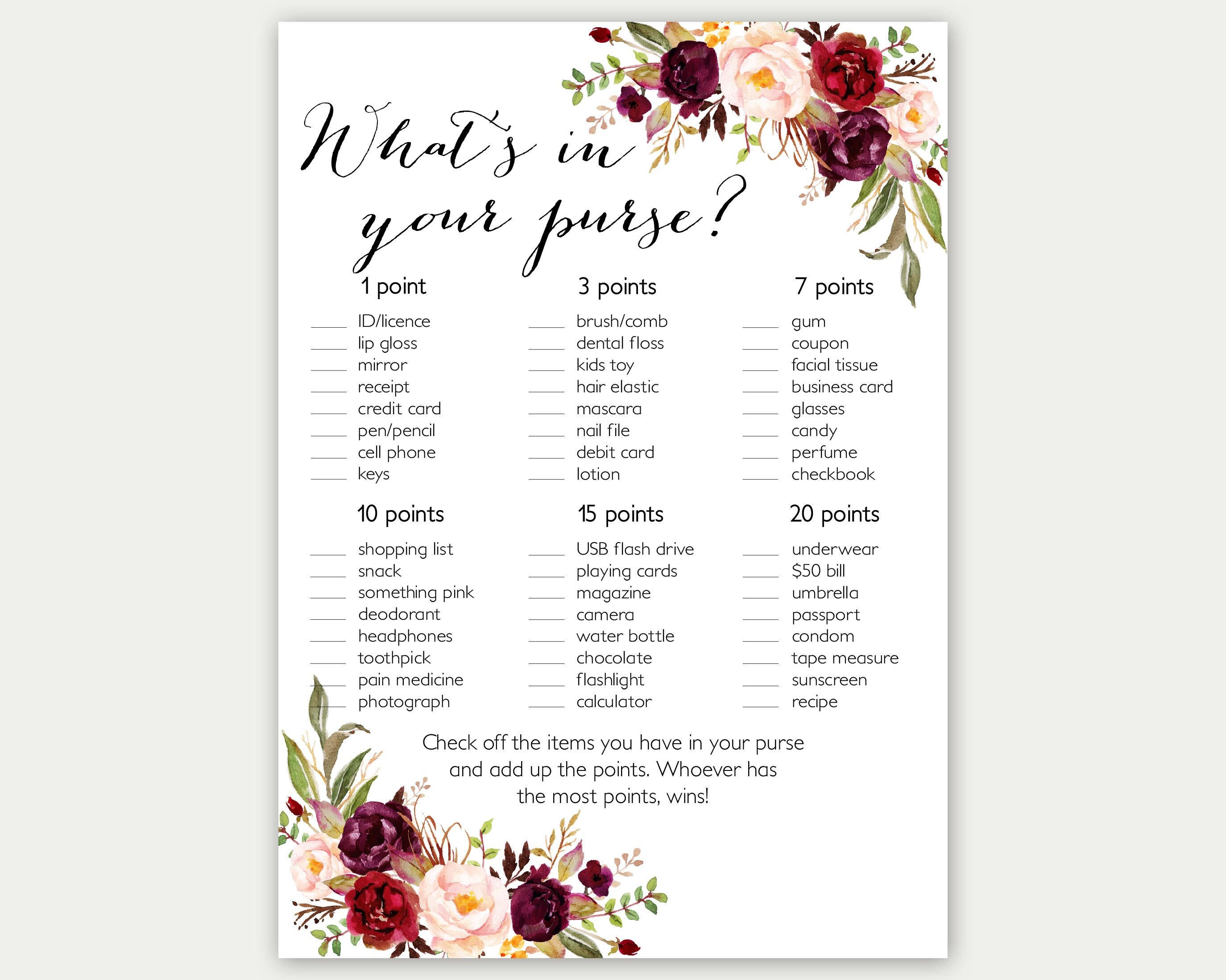 Bridal Shower Games Bridal Shower Game Set Bridal Game Set | Etsy