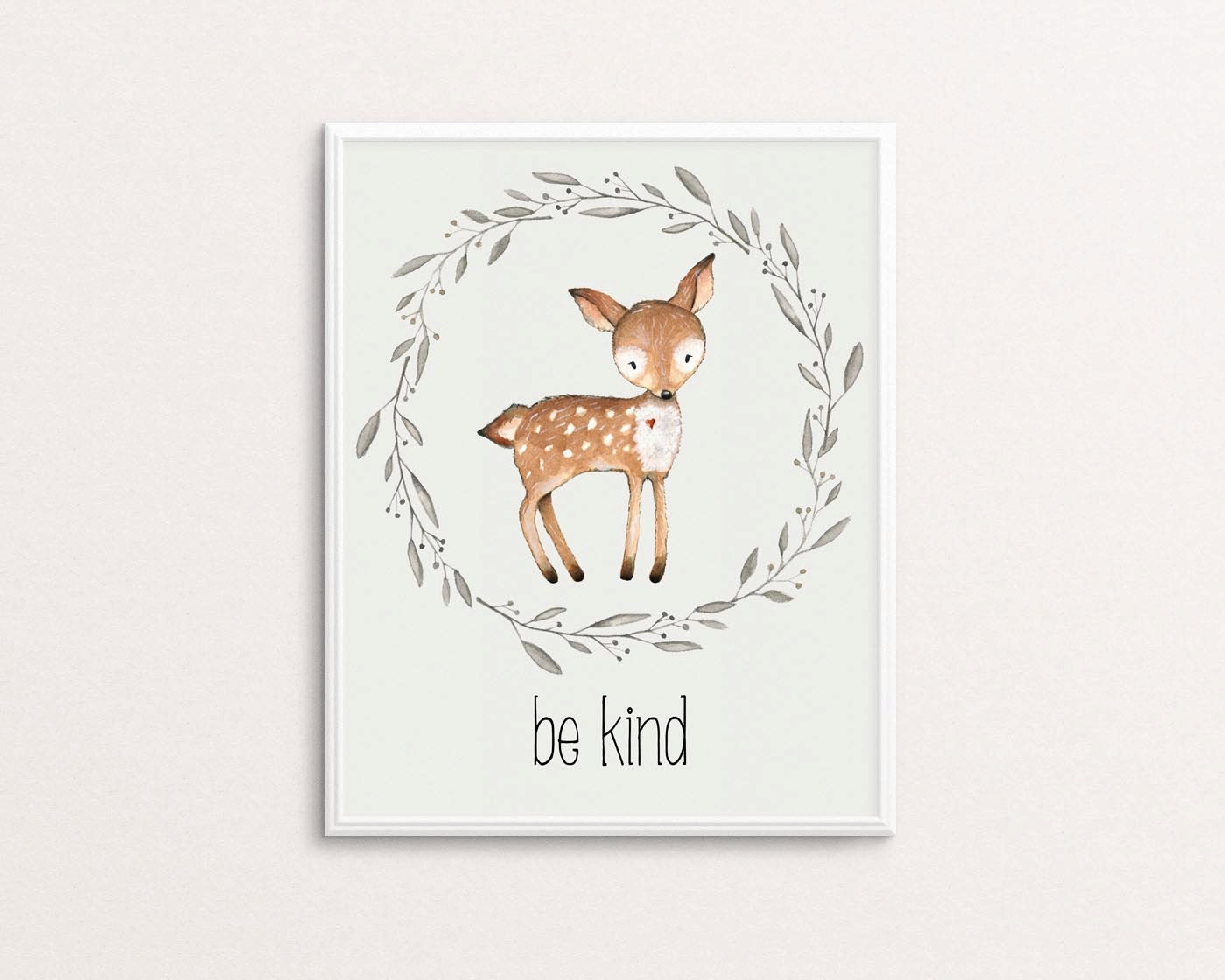 Woodland Nursery Set Deer Poster Fox Print Owl Printable - Etsy