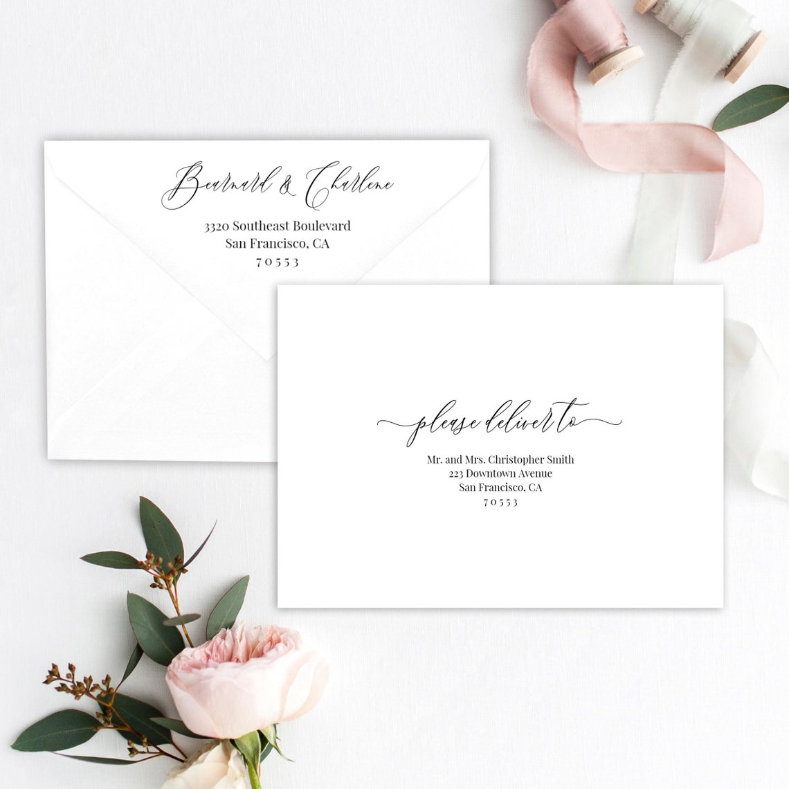 Editable Envelope Template Envelope Template Printable - Etsy