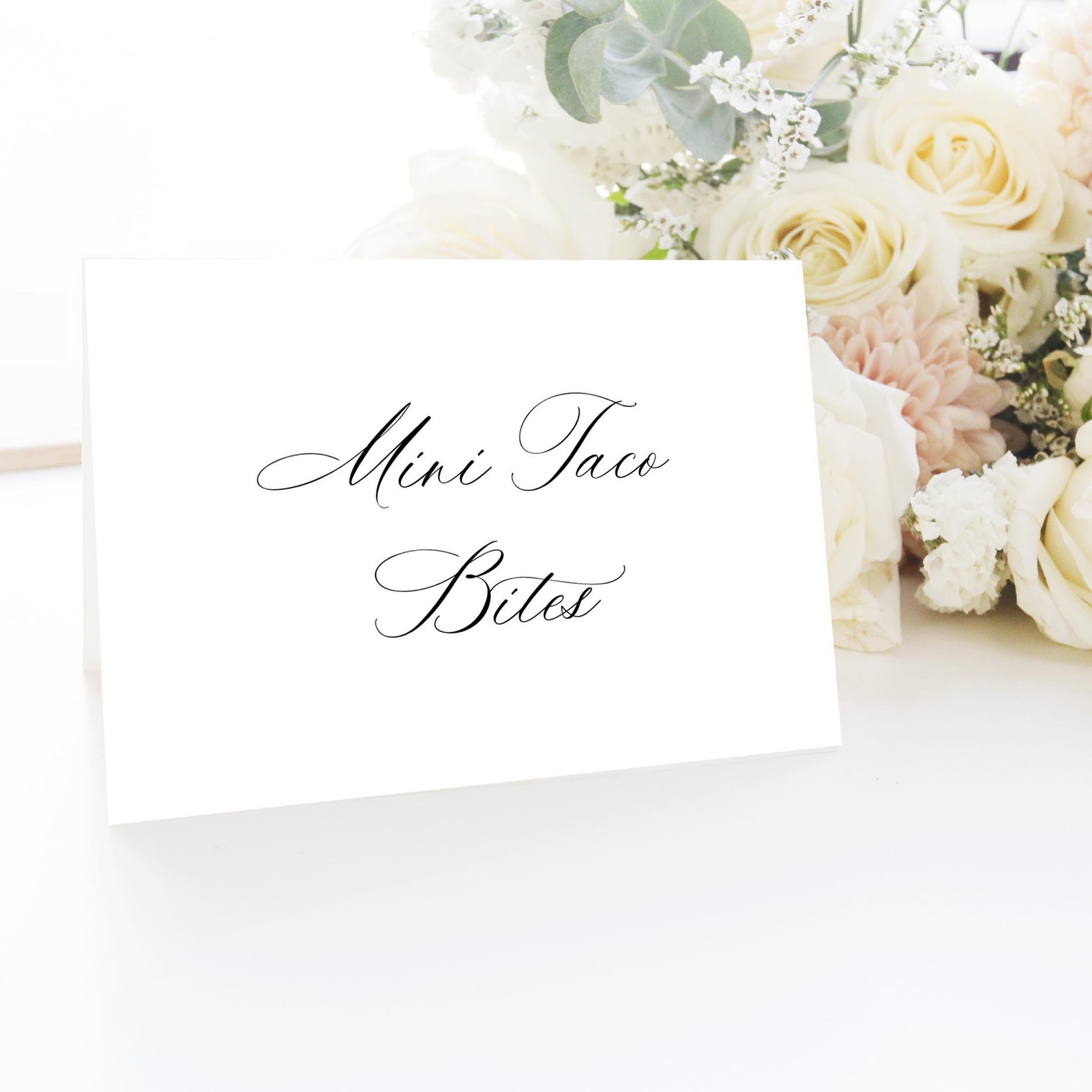 Classic Buffet Card Template Printable Food Label Editable - Etsy