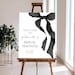 Bow Bridal Shower Welcome Sign Bow Welcome Board Template Editable ...