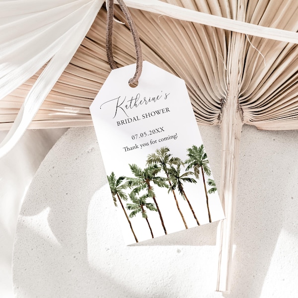 Tropical Name Tag - Etsy
