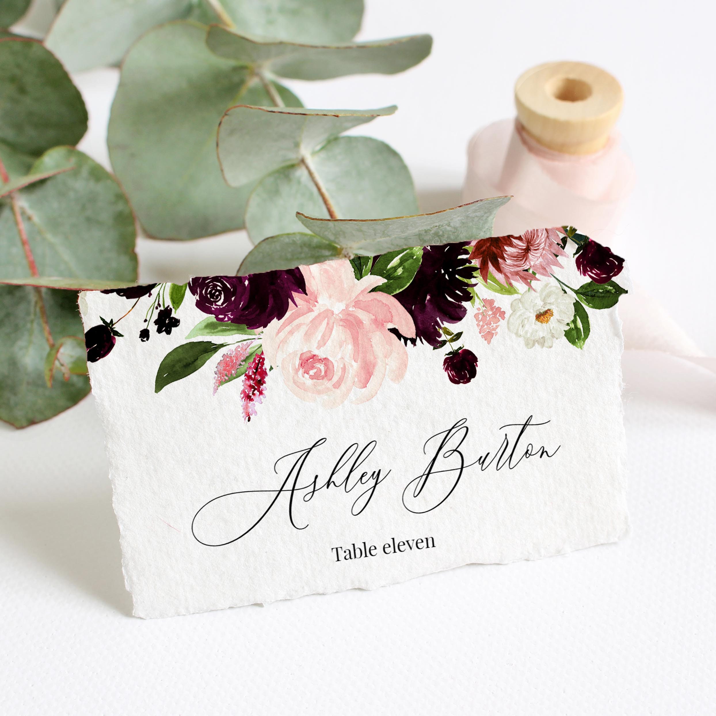 Place Cards Fully Editable Templett Place Card Template - Etsy