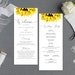Rustic Wedding Program Template, Editable Printable Ceremony Template ...