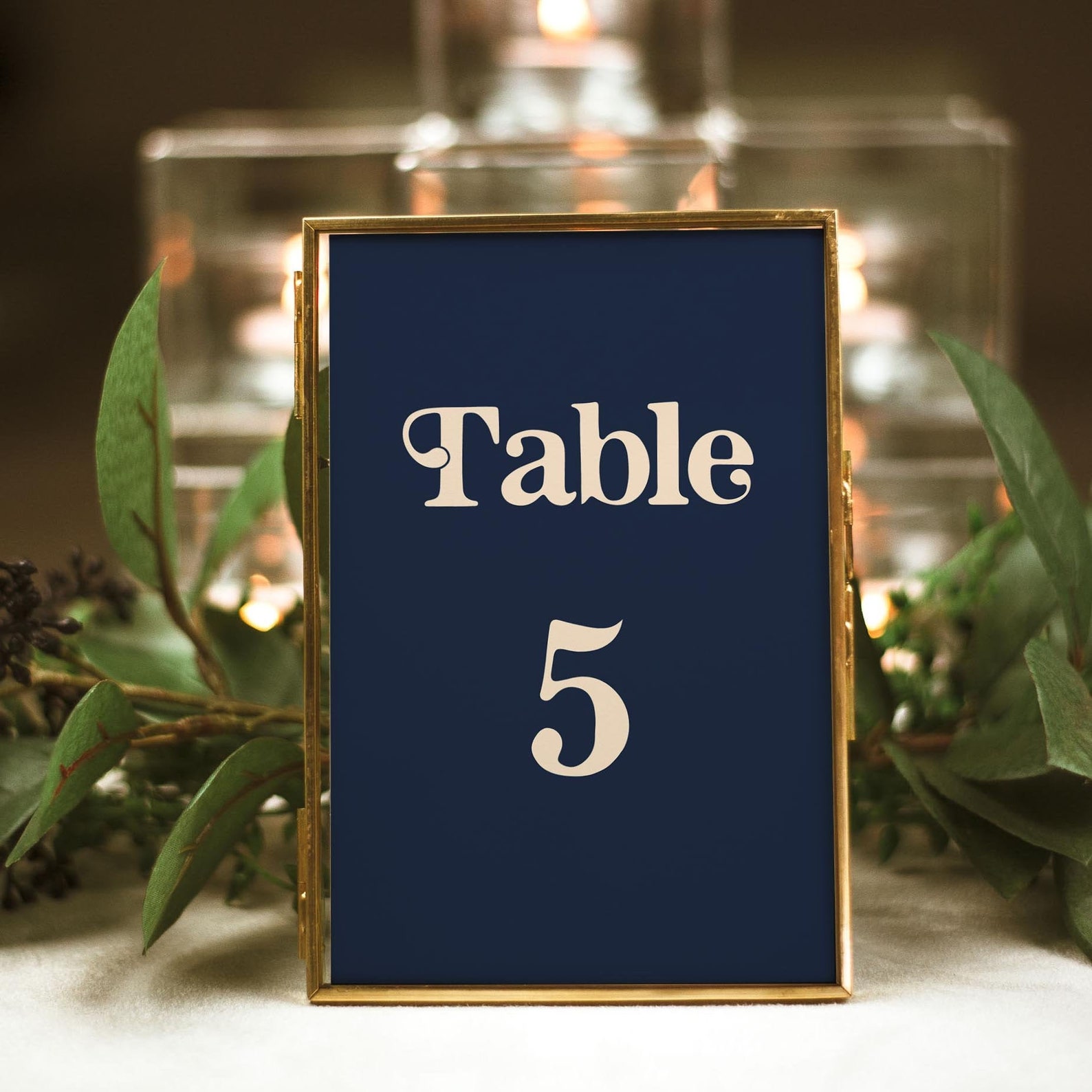 Vintage Wedding Table Number Template Editable Table Numbers - Etsy