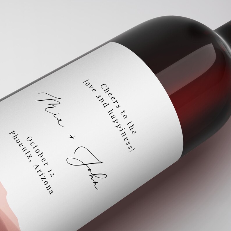 Desert Wine Label Template Instant Download Editable Cheers - Etsy