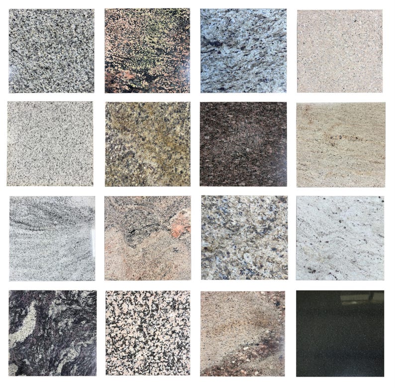 Polished Granite Tile: 12x12 Natural Stone for Backsplash, Floor, Wall ...
