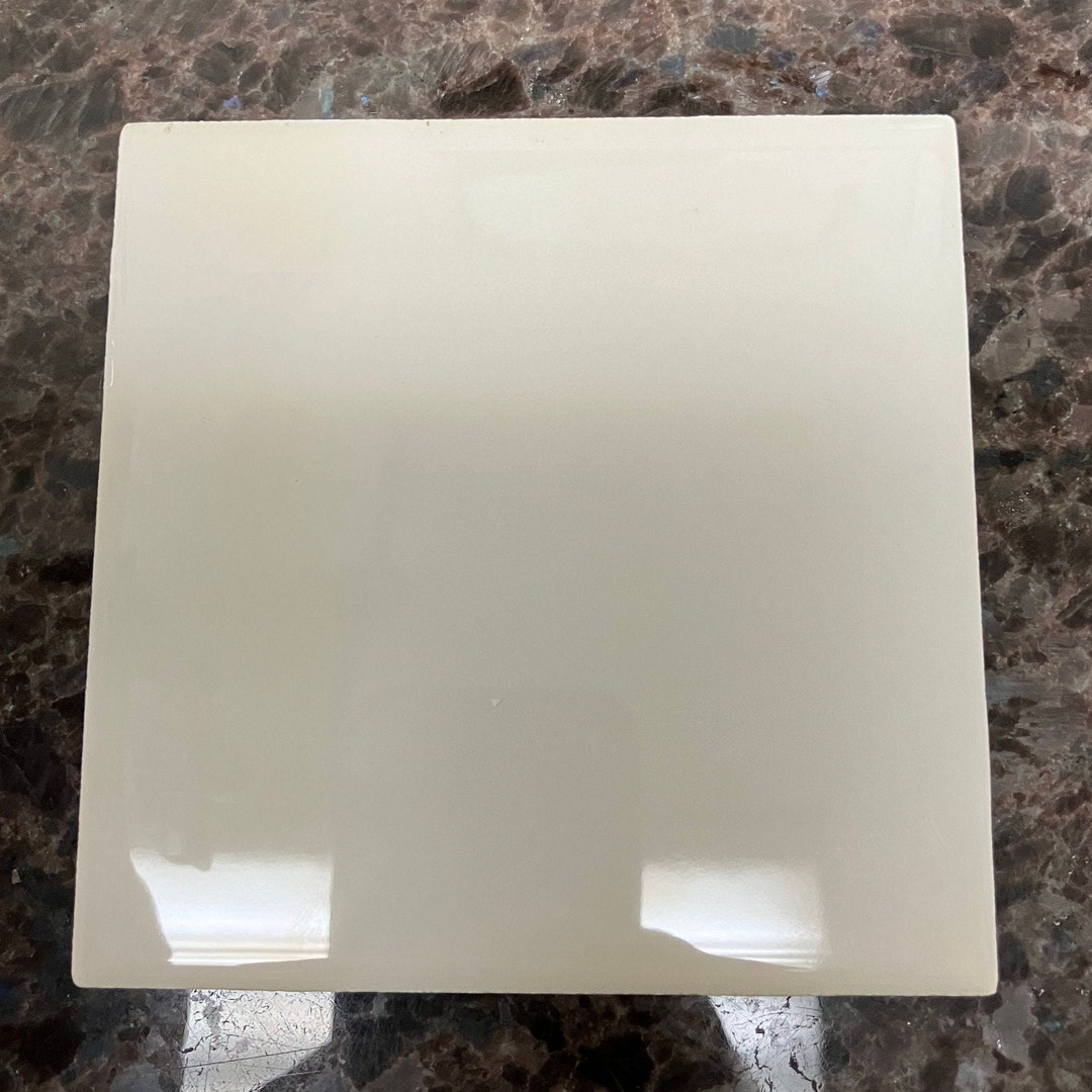 Arts and Crafts American Olean Off-white Ceramic Tile 4 1/4" X 4 1/4" X ...