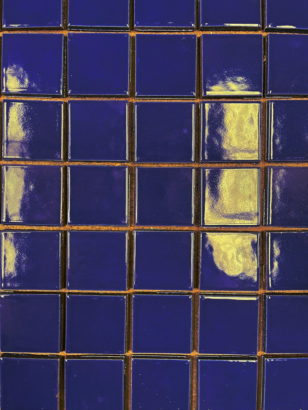 2x2 Cobalt Blue Ceramic Tile: Glossy Wall Border, Arts & Crafts (1 ...