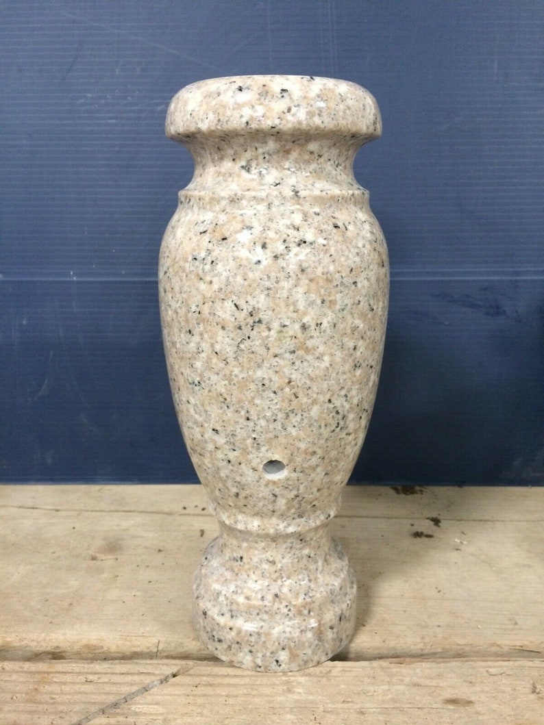 Granite Monument Vase Memorial Graveside Flower Headstone 10x4 G - Etsy