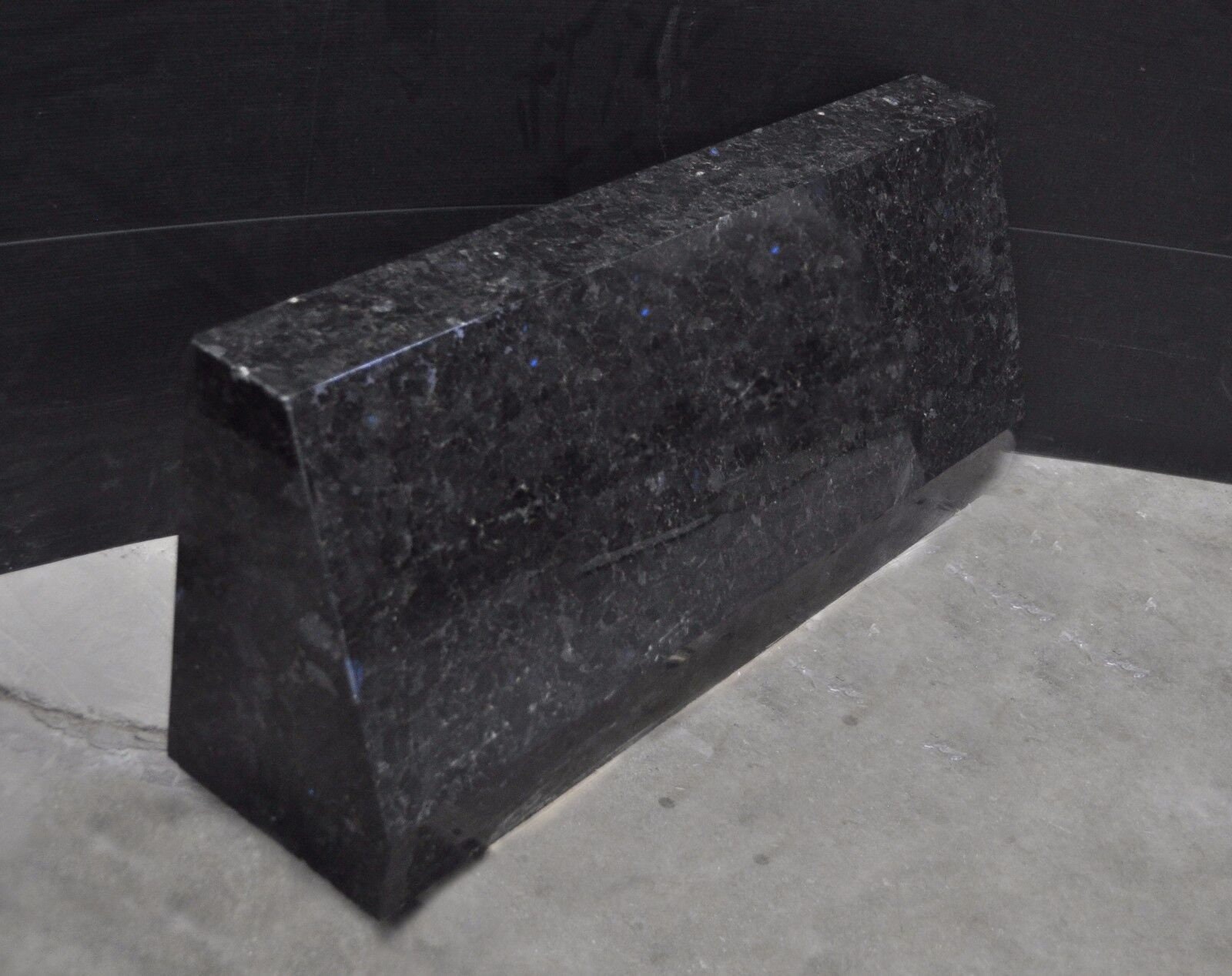 Volga Blue Granite Slant Monument Cemetery Headstone SL-01 - Etsy