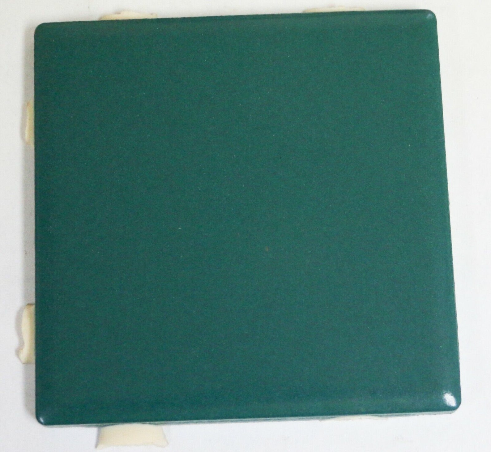 2 7/8" X 2 7/8" X 1/4" Tile Jade Green Matte Bathroom Vintage Mosaic ...
