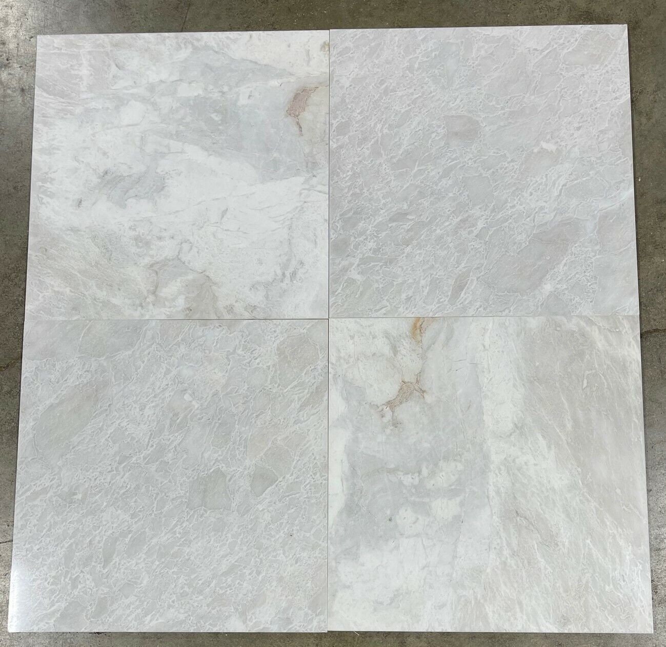 Tile 18x18 Iceberg Polished Marble Natural Stone Kitchen (3x3 Sample ...