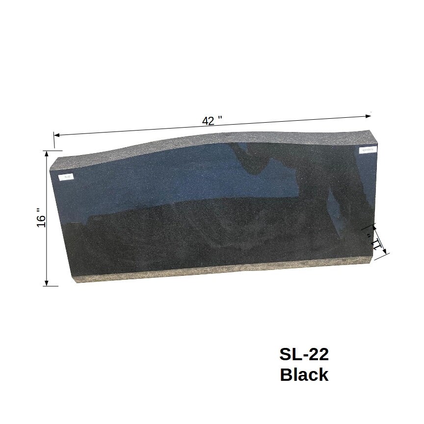Black Granite Slant Monument Cemetery Headstone Grave Marker SL-22 - Etsy