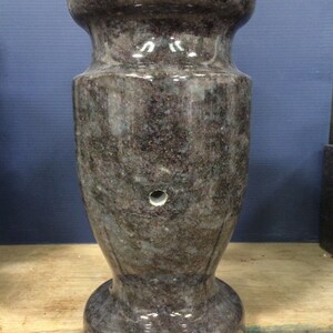 Granite Monument Vase Memorial Graveside Flower Headstone 12x5.5 A - Etsy