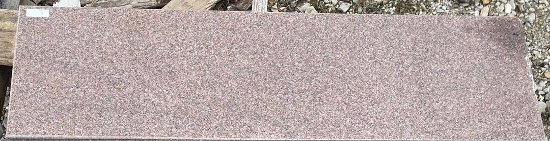 Morning Rose Granite Double Grass Cemetery Marker Stone Head - Etsy