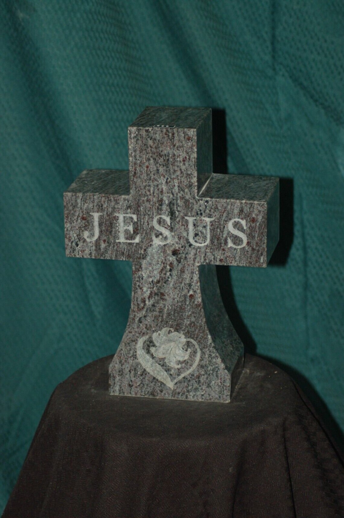 Bahama Blue Granite Memorial Cemetery Grave Marker Religious - Etsy