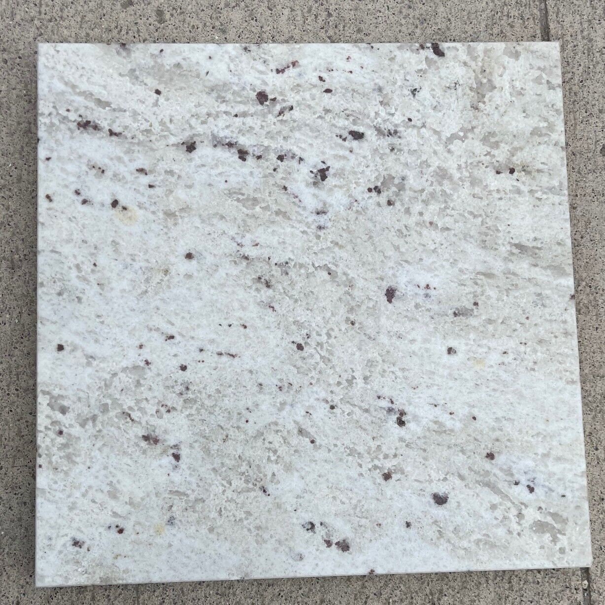 Ruby White Granite Tile: Natural Stone, 12x12 Sample - Etsy
