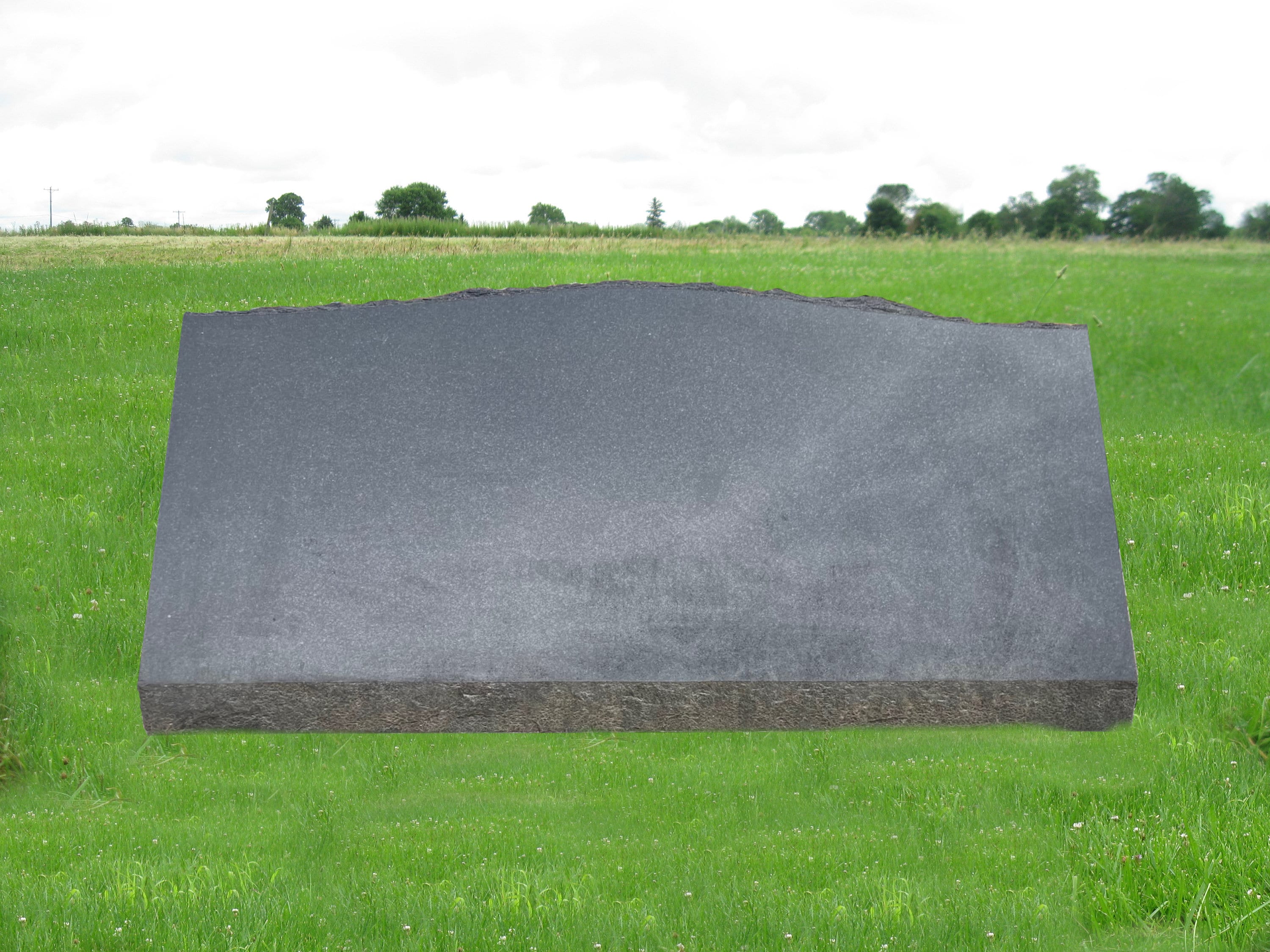 Black Granite Slant Monument Cemetery Headstone Grave Marker SL-19 - Etsy