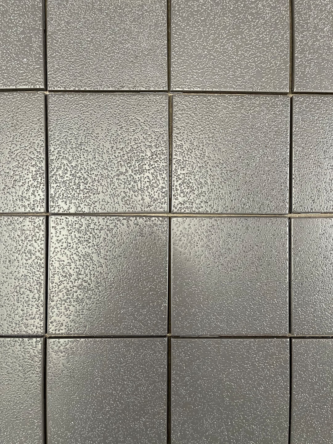 5 7/8" X 5 7/8" X 1/4" Tile Gray Slip Resistant Wall Border Ceramic ...