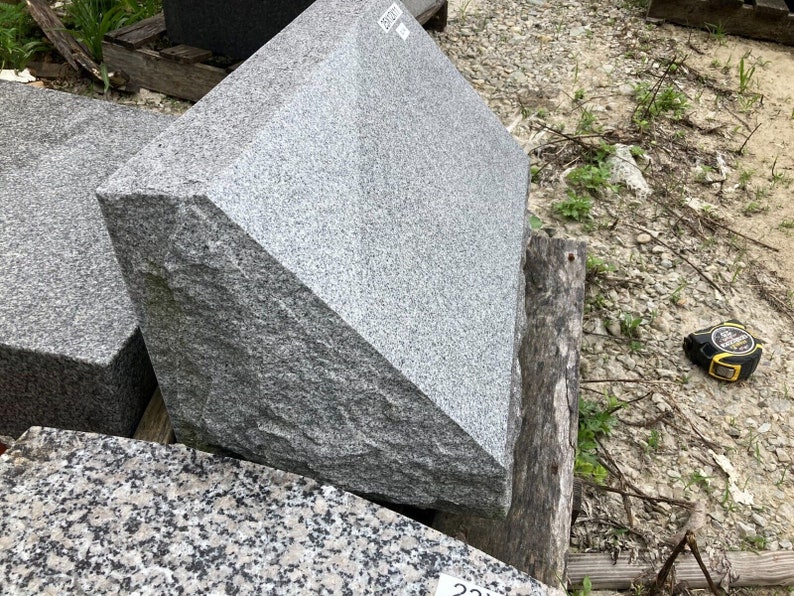 Gray Granite Slant Monument Cemetery Headstone Grave Marker - Etsy
