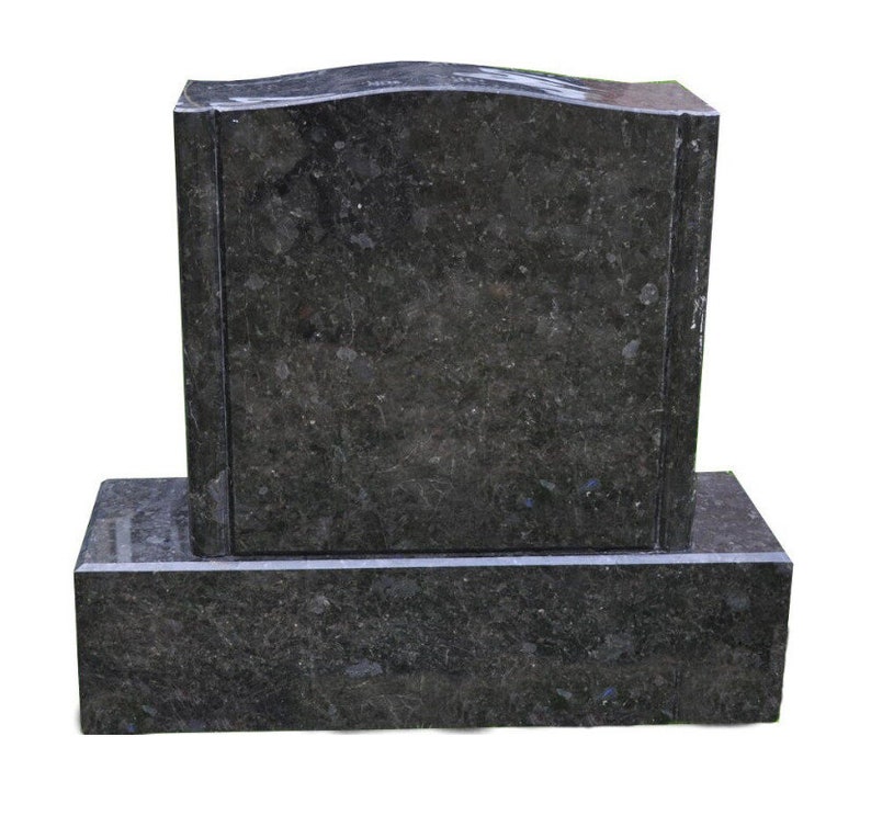 Monument Granite Memorial Grave Volga Blue Tombstone Cemetery Stone MN ...